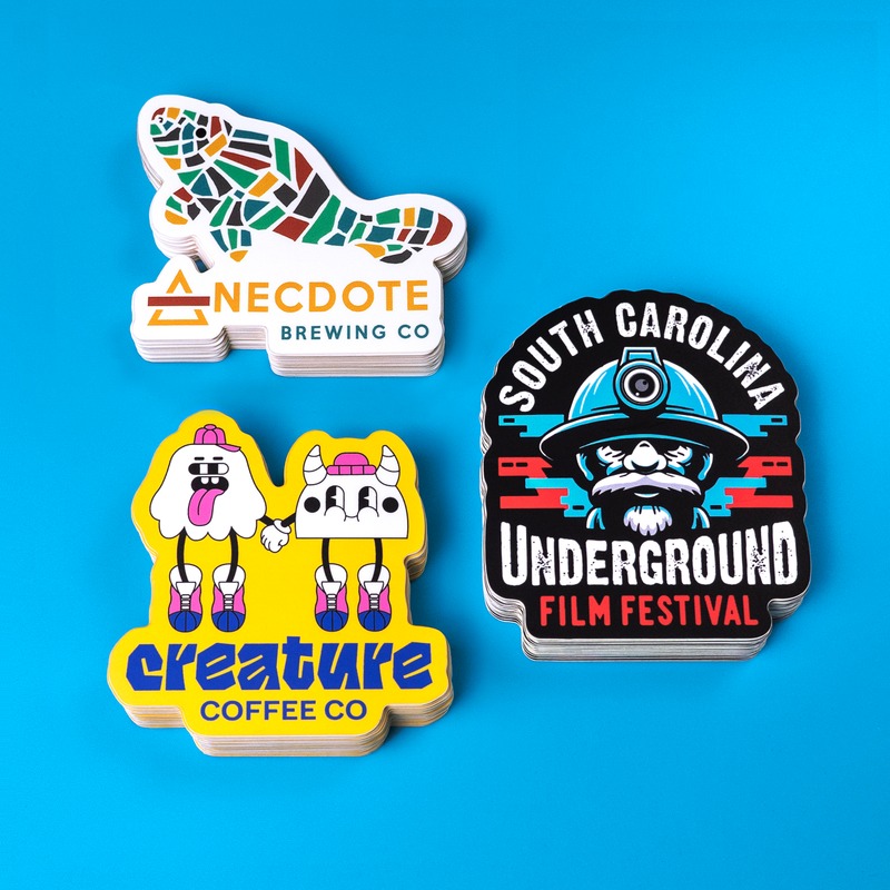 Custom Matte Stickers - Free Shipping | PosterNerd