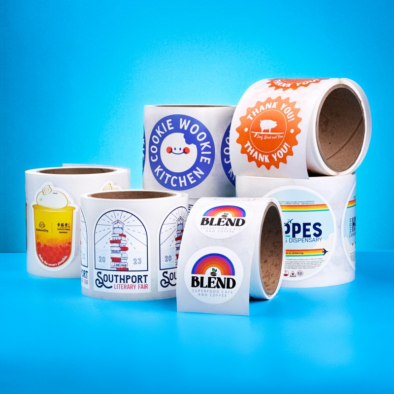 Custom Paper Labels - Free Shipping | PosterNerd